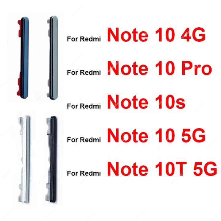 Volume Side Button For Xiaomi Redmi Note 10 10s 10T Pro 4G 5G Up Down ...