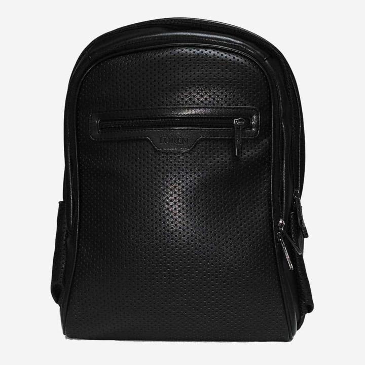 Black Synthetic Leather Titanium Backpack for Men's | Daraz.com.bd