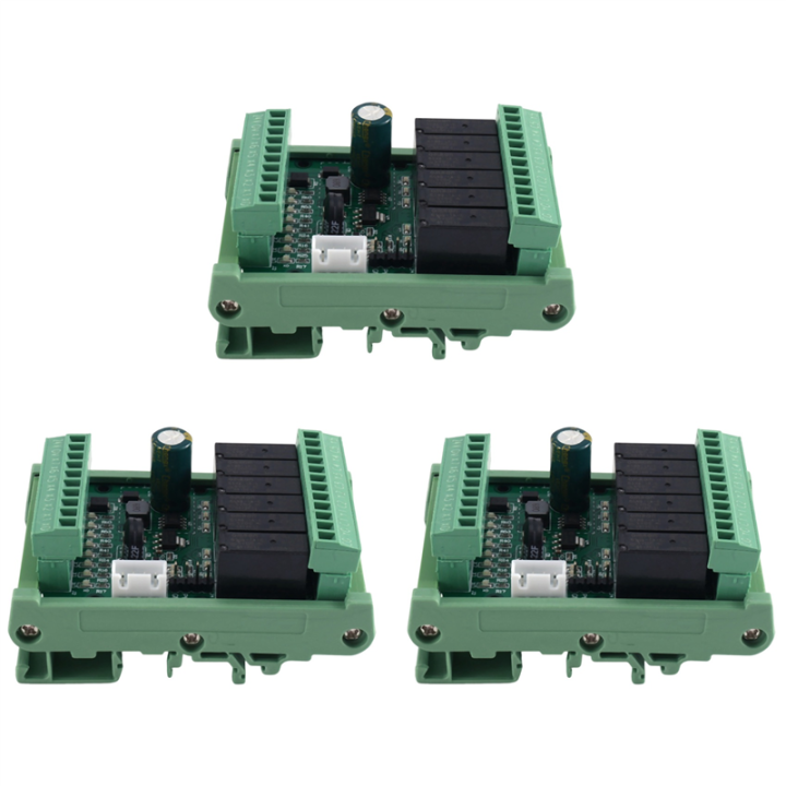 3X PLC Industrial Control Board FX2N-14MR Programmable Logic Controller ...