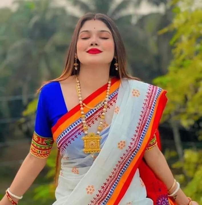 Indispensable -Quality And Durablity -Half silk afsan print saree for ...