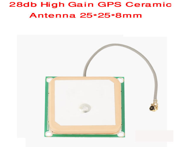 28db High Gain GPS Ceramic Antenna 25*25*8mm | Daraz.com.bd