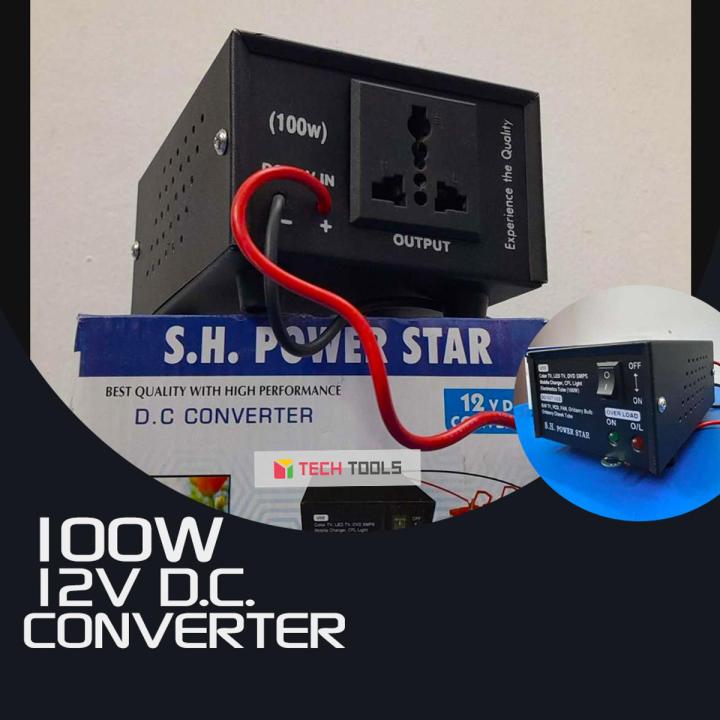 12V DC to 220V AC Converter Inverter 100 Watt | Daraz.com.bd
