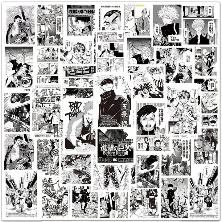 10/30/50/100PCS Mix Anime Jujutsu Kaisen Hunter×Hunter Stickers Poster ...