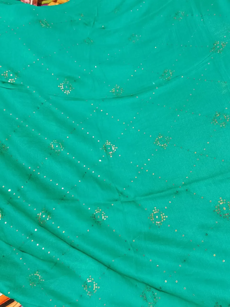 Best Quality 100% Cotton Fabrics Chumki kaj kora orna for Women | Daraz ...