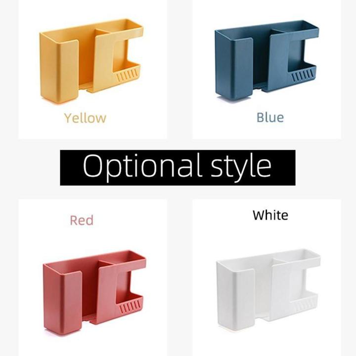 Double Grid Wall-mounted Storage Box Remote Controller Storage of ...