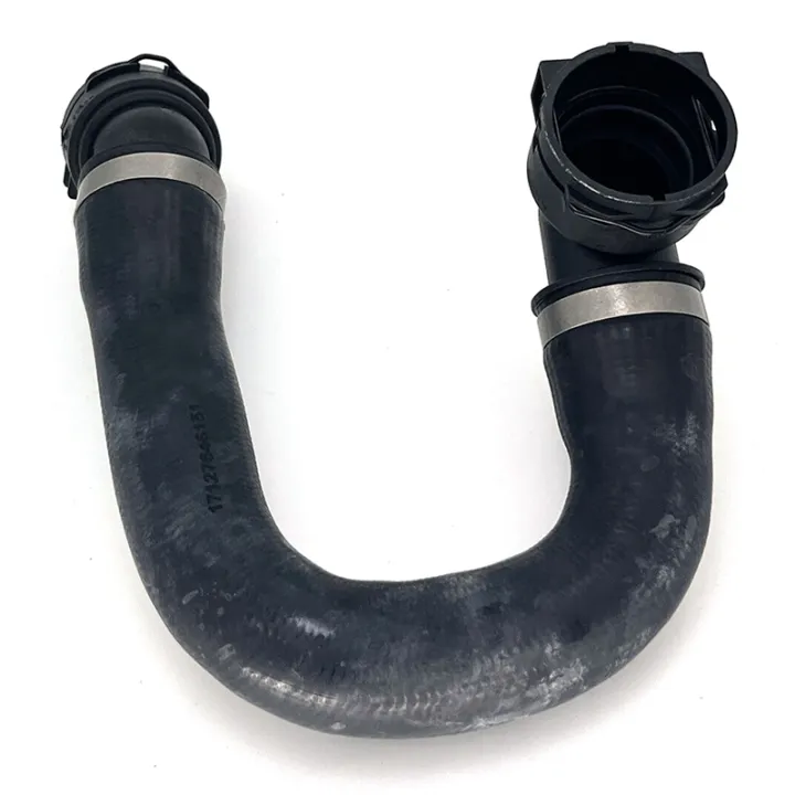 1 Piece Car Water Tank Radiator Hose (Bottom) Black 17127601848 ...