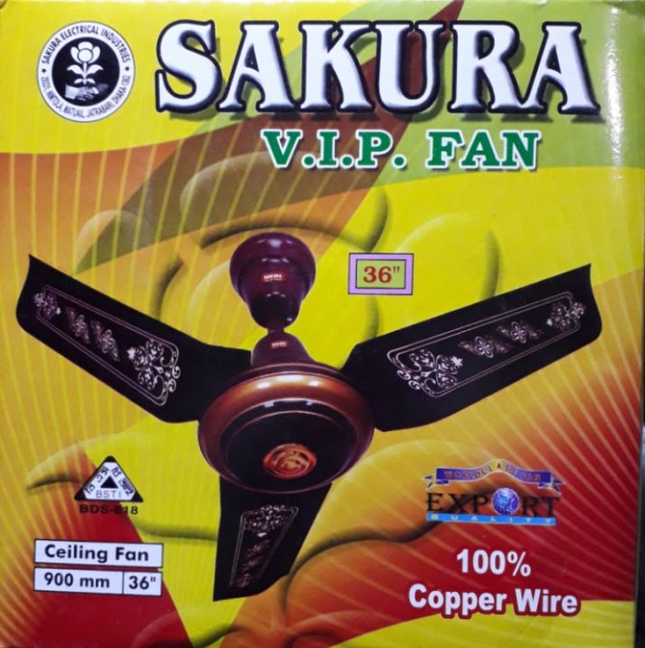 Ceiling Fan sakura vip 36 | Daraz.com.bd