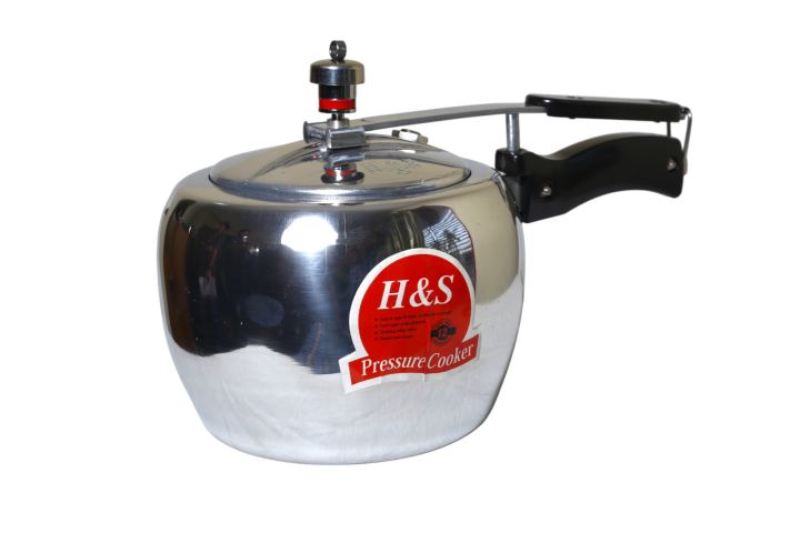H&S Induction Bottom Aluminium Steel Pressure Cooker Apple Model ...