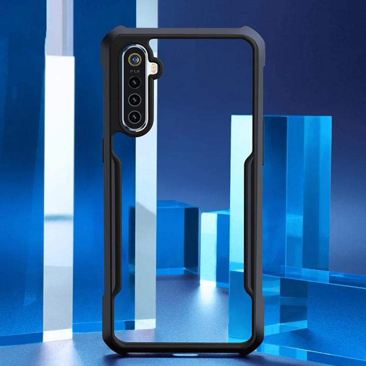 For Realme 6 Pro Edge-Reinforced Shockproof Cushion Back Clear Hybrid ...