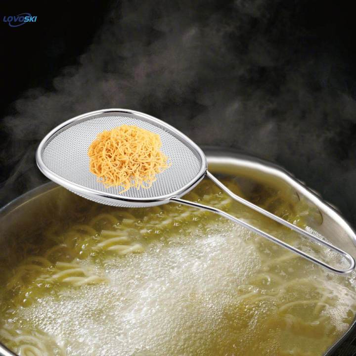 Stainless Steel Mesh Kitchen Strainer Mesh Sieve for Food Oil Sifting ...