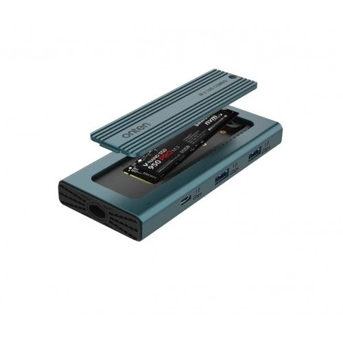 ONTEN (OTN-M232) TYPE-C TO USB+ Type-C 10G HUB With M.2 nvme SSD ...