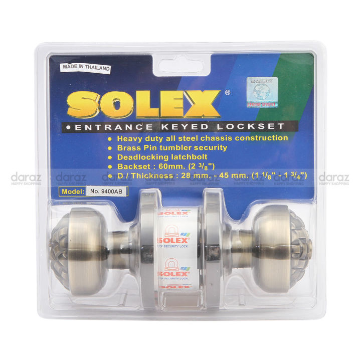 Solex Round lock Model 9400AB | Daraz.com.bd