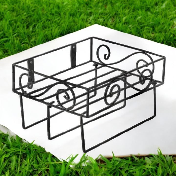 Elegant Black Metal Wall Mounted Quran Stand and Jaynamaz Shelf ...