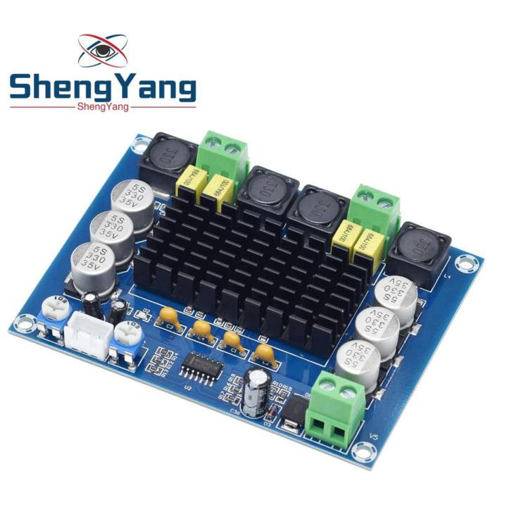【happy one】ShengYang 1PCS DC 12V 24V 120W*2 TPA3116 D2 Dual Channel ...
