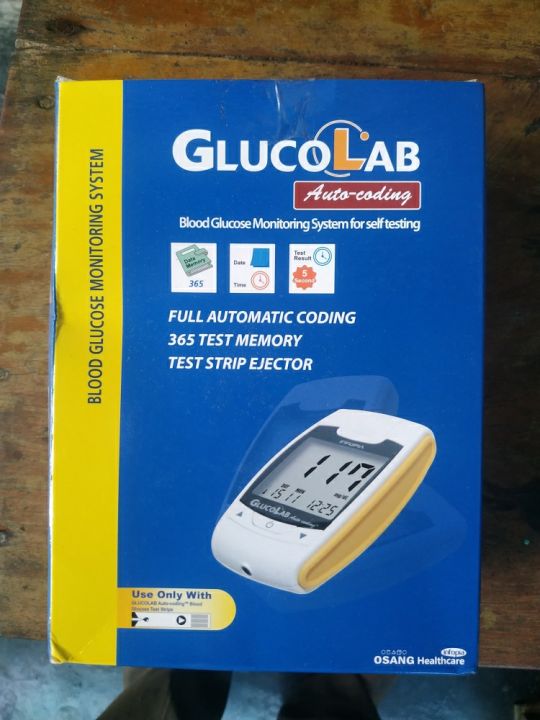 Glucolab Blood Sugar Testing Glucometer with 25 Strips | Daraz.com.bd