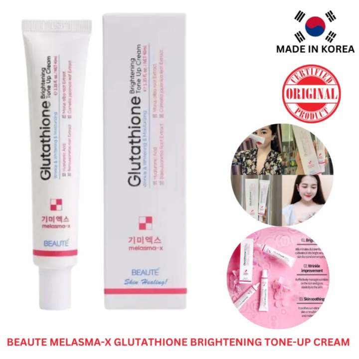 Beaute Melasma-X Glutathione Brightening Tone Up Cream 45ml / Beaute ...