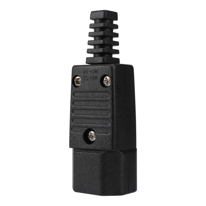 Black IEC-320 C14 Male Plug AC Power Inlet Socket Connector 250V 10A ... Black IEC-320 C14 Male Plug AC Power Inlet Socket Connector 250V 10A ...