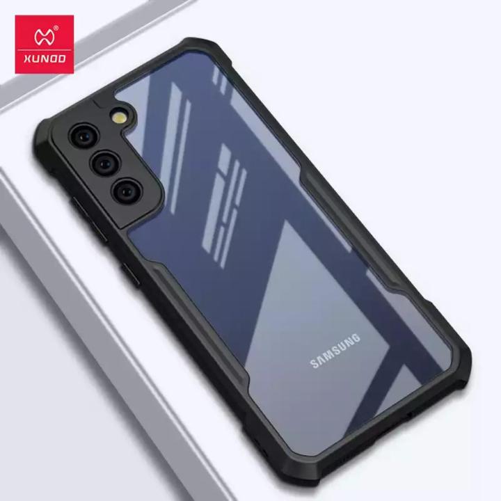 Xundd Beetle Series For Samsung Galaxy S21 FE 5G Series Flat Leather Shockproof Bumper Case ...