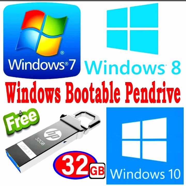 Windows Bootable Pendrive With Multi Windows 7 8 10 Auto Active Key And ...