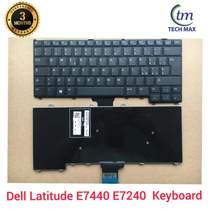 Laptop Keyboard For DeII Latitude E7440 E7420 E7240 US Notebook ...