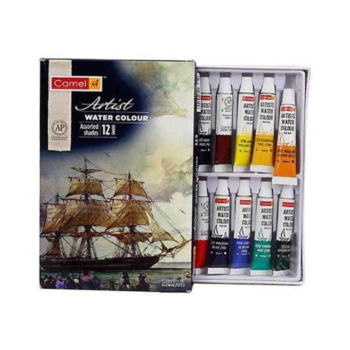 Camel Artist Water Color Set - 12 Shades Multicolor 5ml tubes | Daraz ...