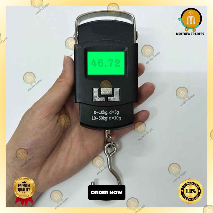 Portable Digital Hanging Scale (50kg Capacity) – Electronic Luggage ...