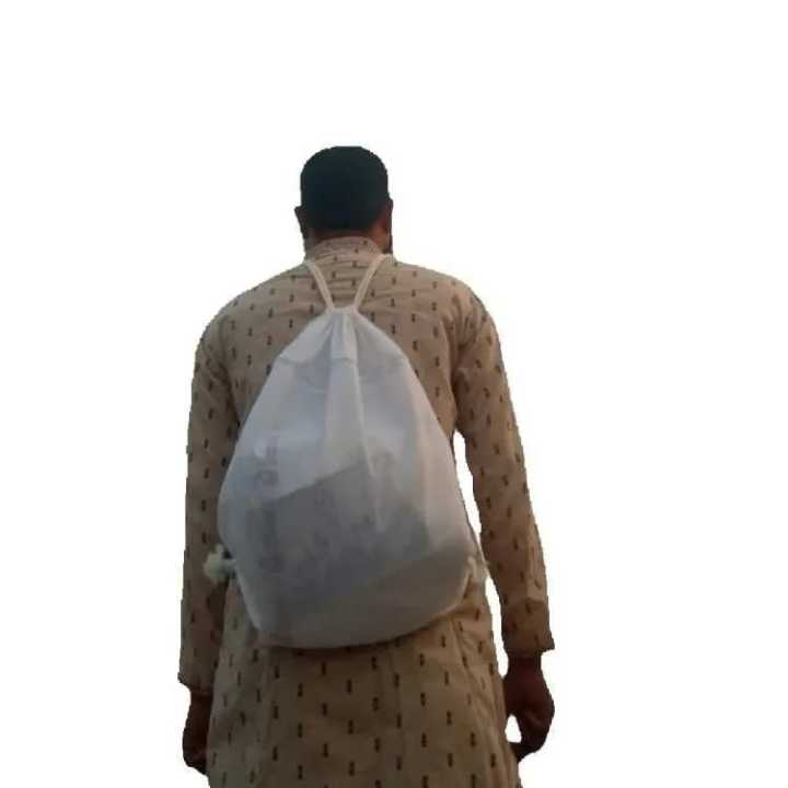 Hajj Travel Bag For Umrah String Back Pack | Daraz.com.bd