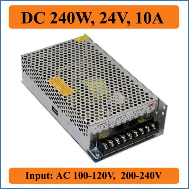 SMPS Power Supply 24V 10A Switching Power Supply AC 110-220V | Daraz.com.bd