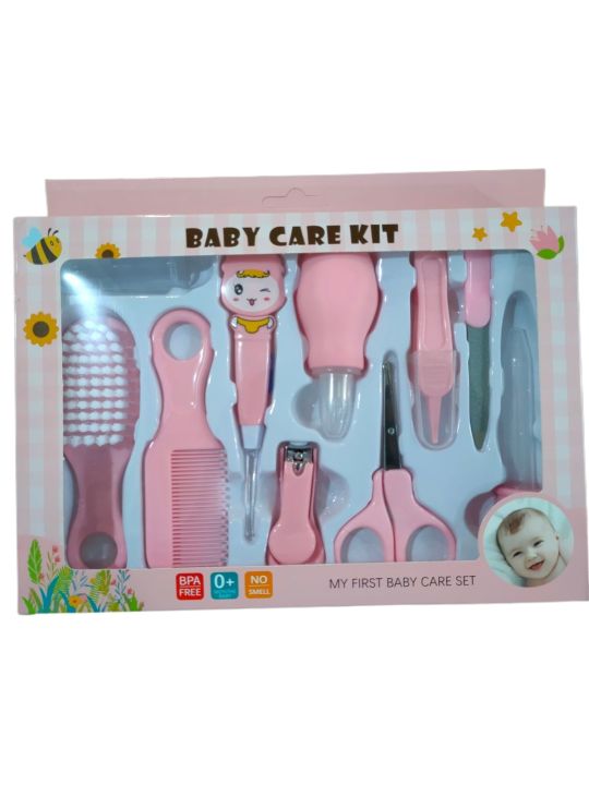 Baby Health Care Kit - Newborn Baby Care Accessories 10pcs - Blue ...