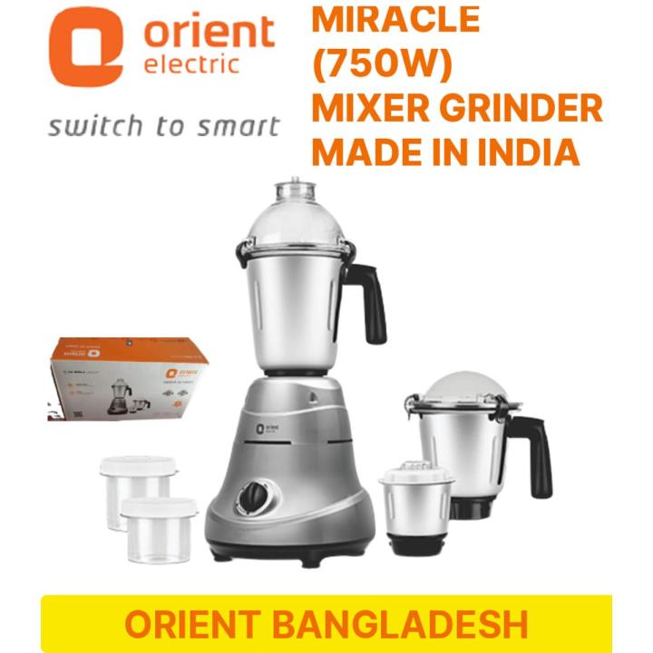 Orient MIRACLE 750w Mixer Grinder Blender | Daraz.com.bd