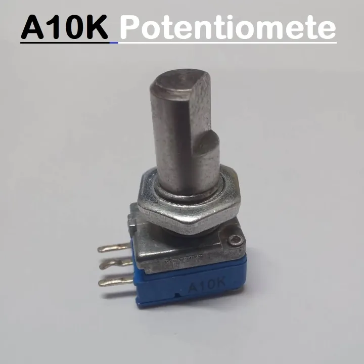 D-SHAFT A10K A-10K 3 Pin Leads Potentiometer D-Shaft 10K 103 3Pin ...