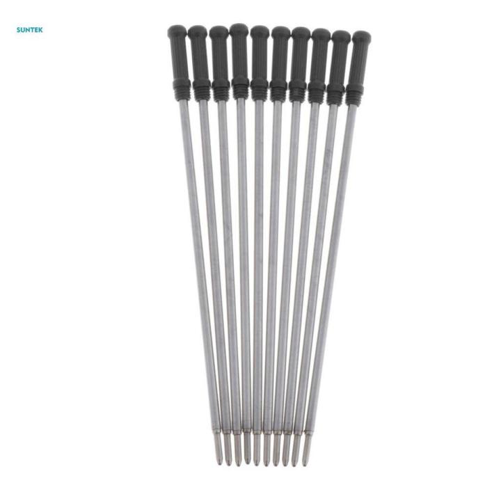 3x10pcs/Pack Metal Ballpoint Pen Refills Point Pen Replacement black ...
