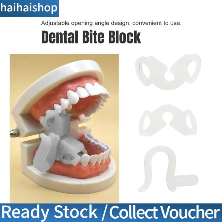 Dental Safety Equipment Silicone Mouth Bite Block Opener Cheek ...