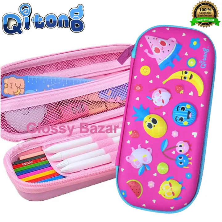 Qitong Colourful Cake BanaNA Big Capacity 3D Pencil Pen Case Pencil Box ...