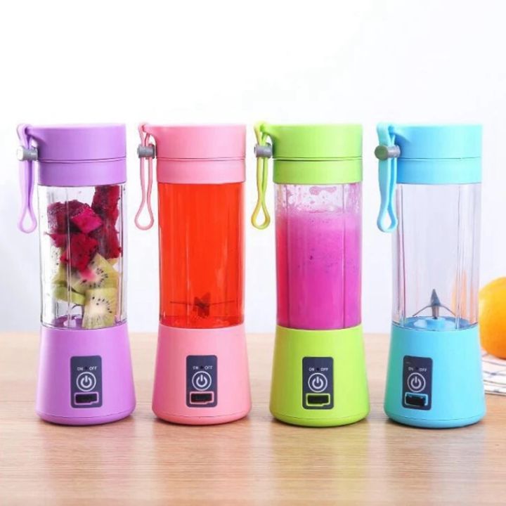 Portable Fruit Juice Blenders Summer Personal Electric Mini Bottle Home ...