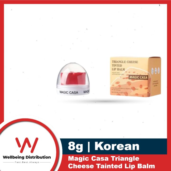 Magic Casa Triangle Cheese Tainted Lip Balm 8g | Shades 1-3 Available ...