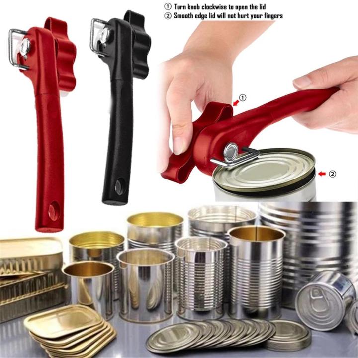 Multifunction Stainless Steel Can Lid Opener Manual Safety Side Cutter ...