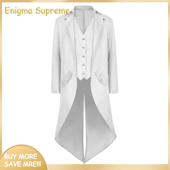 Enigma- Masquerade Ball Tuxedo Medieval Tuxedo Suit Coat Cosplay ...