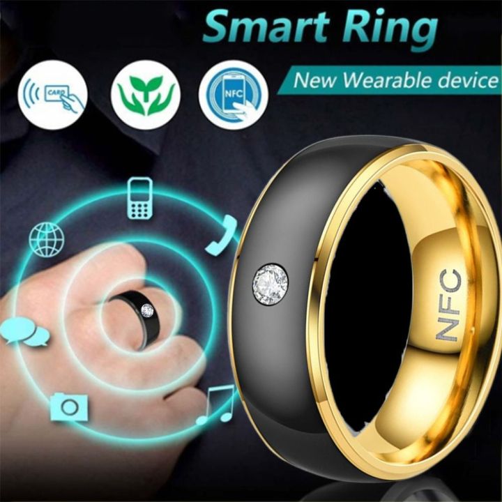 Multifunctional NFC Smart Ring Creative Wearable Connect Stainless ...