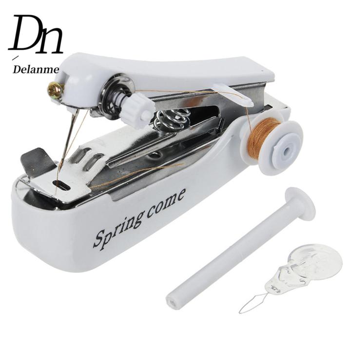 Delanme Needlework Machine Quick Suture Mini Sewing Needlework Machine ...