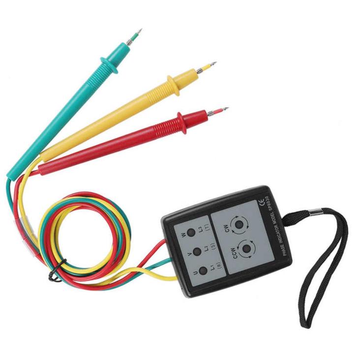 SP8030 Digital Phase Rotation Indicator LED Buzzer Sequence Meter 200 V ...
