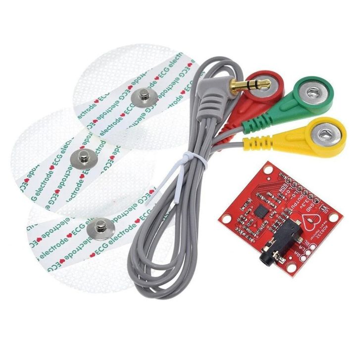 Ecg Sensor Module Ad8232 Ecg Sensor Ad8232ecg Measurement Pulse Heart Ecg Monitoring Sensor