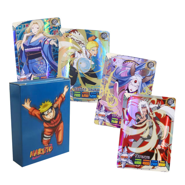 50PCS NARUTO Cards English Version SSR Card Ultra Rare Card Uzumaki ...
