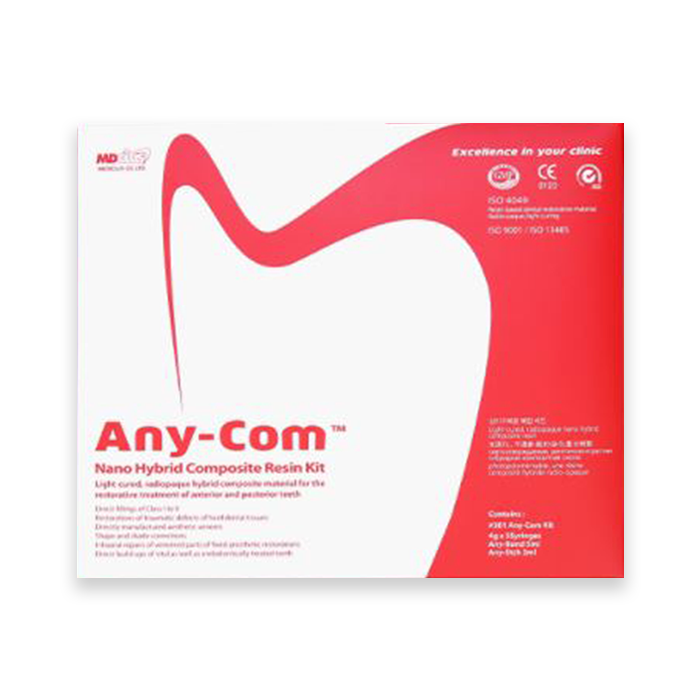 Any-Com Kit COMPOSITE MATERIALS Light-Cured, radiopaque nano-hybrid ...