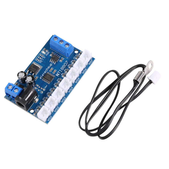 7 Channel RS485 Temperature Sensor Measurement MODBUS RTU Paperless ...