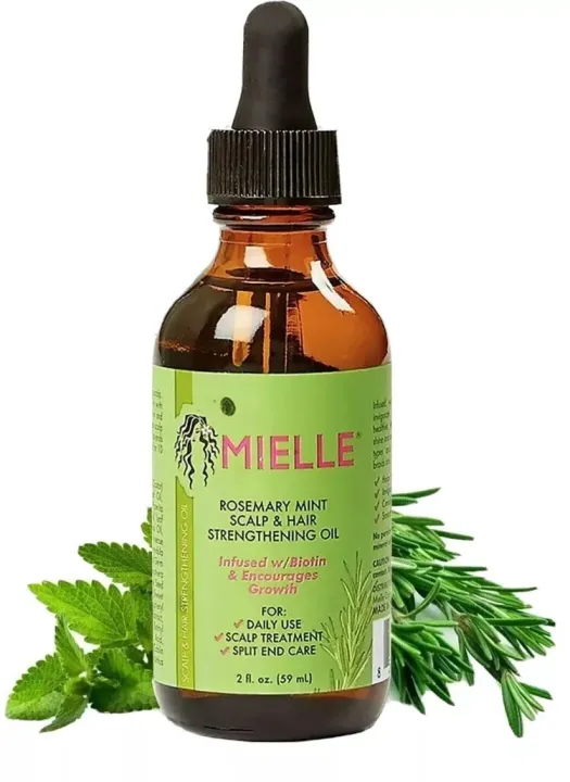 Mielle Rosemary Mint Scalp & Hair Strengthening Oil for All Hair Types ...
