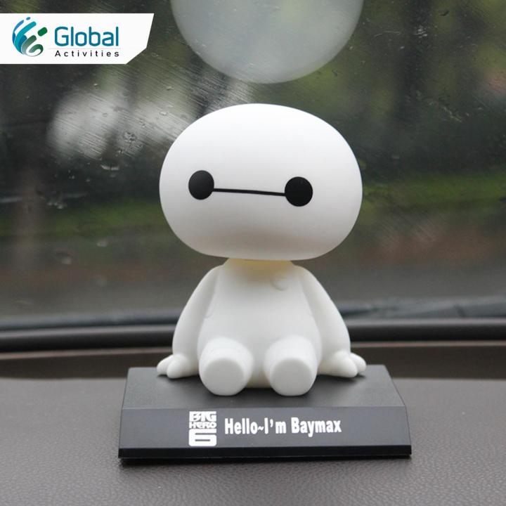 Baymax robot nodding head figure car ornaments car interior decoration ...