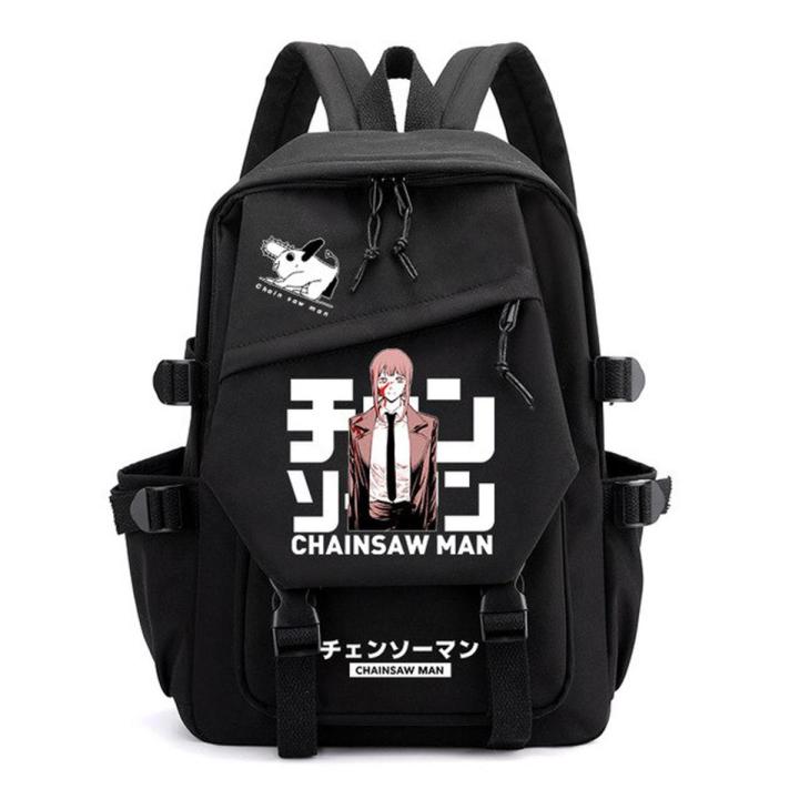 Anime Chainsaw Man Volkner Backpack Teenagers Schoolbag Students Book ...