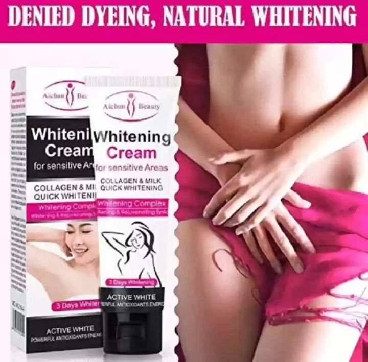 Aichun Beauty Armpit Whitening Cream Body Underarm Legs and Knees Private Parts Skin Whitening ...