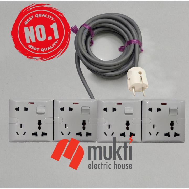 Homemade MultiPlug Custom Made Super Star 6 Pin Four Gang Point ...